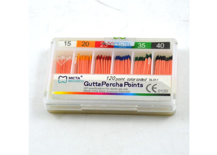 CE Approved Meta Dental Materials GP Points Dental Gutta Percha Points